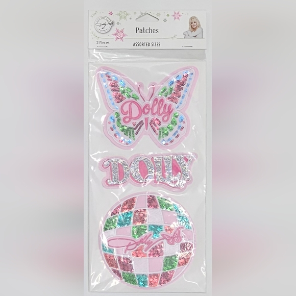 Dolly Parton | Accessories | Dolly Parton Embroidery Patches 3 Pieces ...